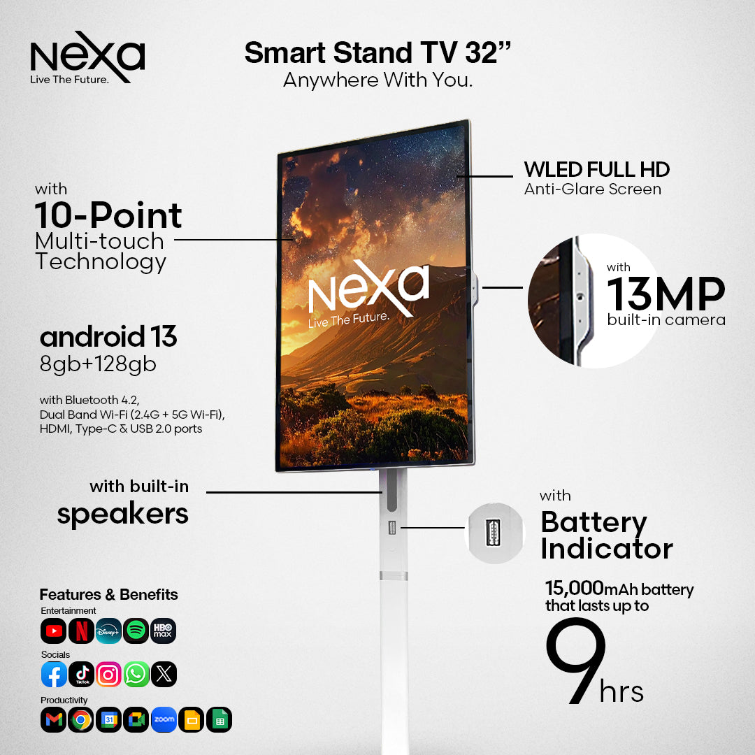 NEXA Smart Stand TV 32" – HomeSecure Security PH
