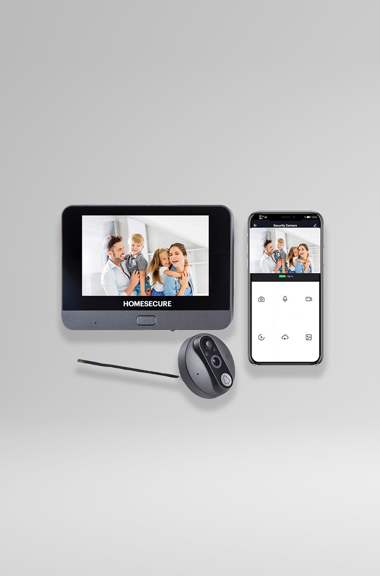 4.3" Wifi Smart Digital Door Viewer | Home Secure – HomeSecure Security PH